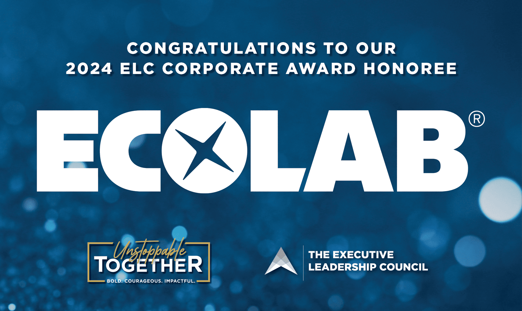 The Executive Leadership Council to Honor Ecolab with 2024 ELC Corporate Award for Outstanding ...