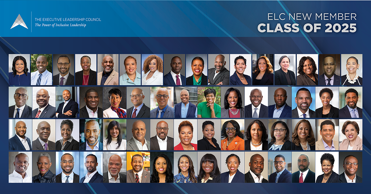 The Executive Leadership Council Proudly Welcomes the 2025 New Member Class